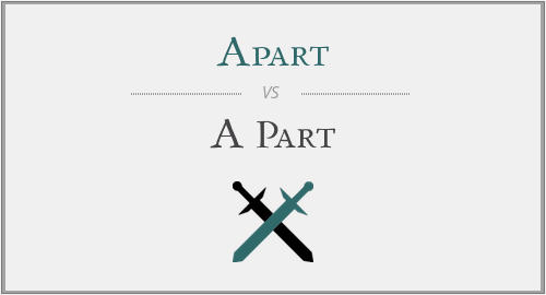 Apart vs. A Part