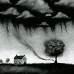 The wind begun to rock the grass by Emily Dickinson