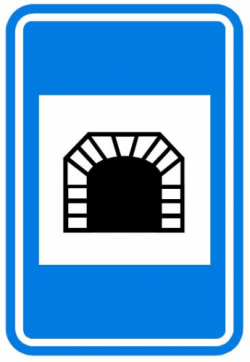 Tunnel Ahead Symbol