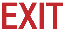 The Exit Sign Symbol