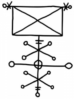 Stafur til að vekja upp draug Symbol