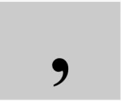 Comma Symbol