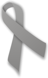 Gray awareness ribbon Symbol