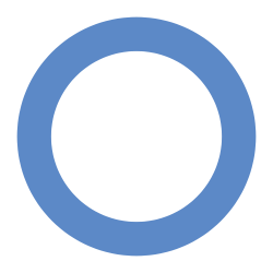 Blue circle for Diabetes Symbol