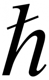 Reduced Planck Constant Symbol
