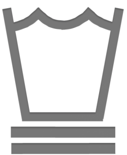 Machine Wash, Gentle or Delicate Symbol