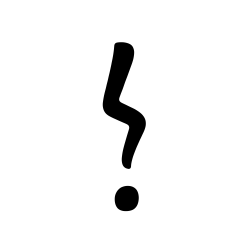 Ironieteken Symbol