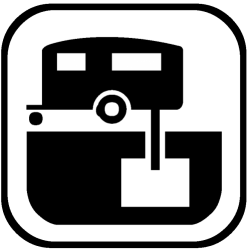 Sanitary disposal station Symbol